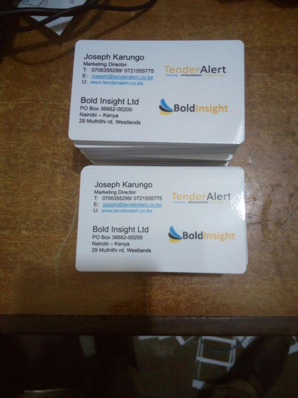 Business cards printing – OLS.CO.KE